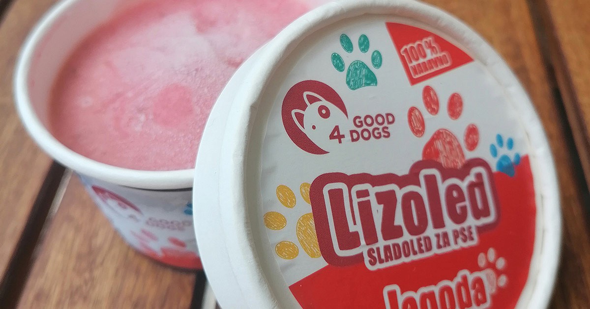 Lizoled — 100% naravni sladoled za pse